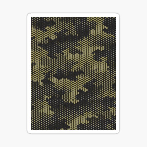 "Geometrical camo" Sticker by dtmtattoo | Redbubble