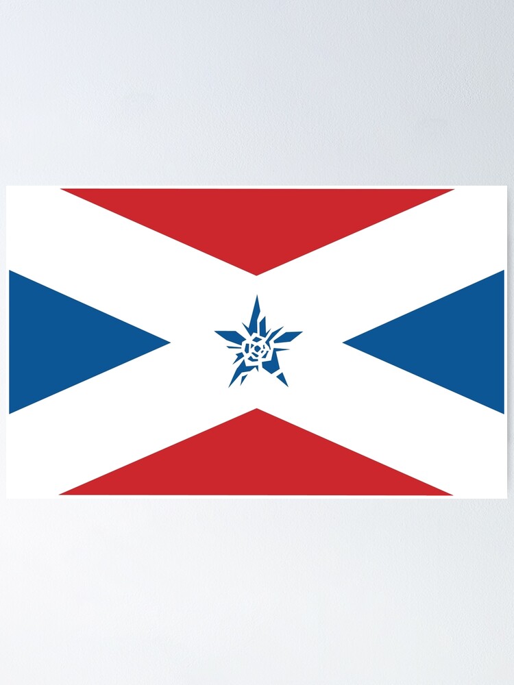 "No More Heroes Santa Destroy Flag" Poster for Sale by roseynug | Redbubble