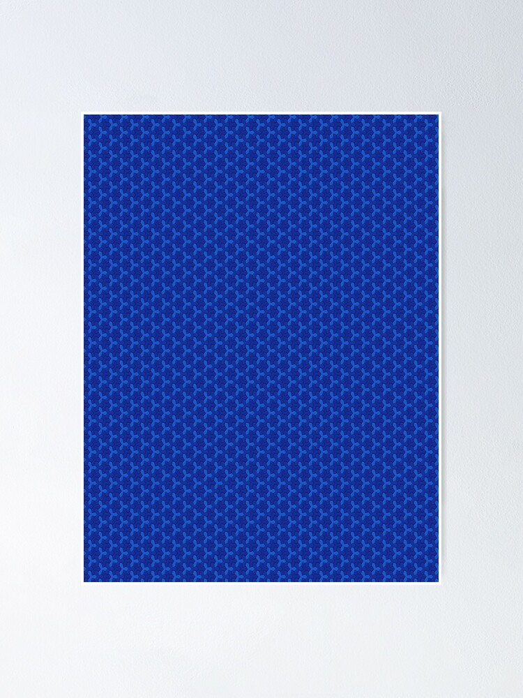 "Small pattern dark blue design " Poster for Sale by nwok | Redbubble