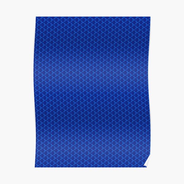 "Small pattern dark blue design " Poster for Sale by nwok | Redbubble