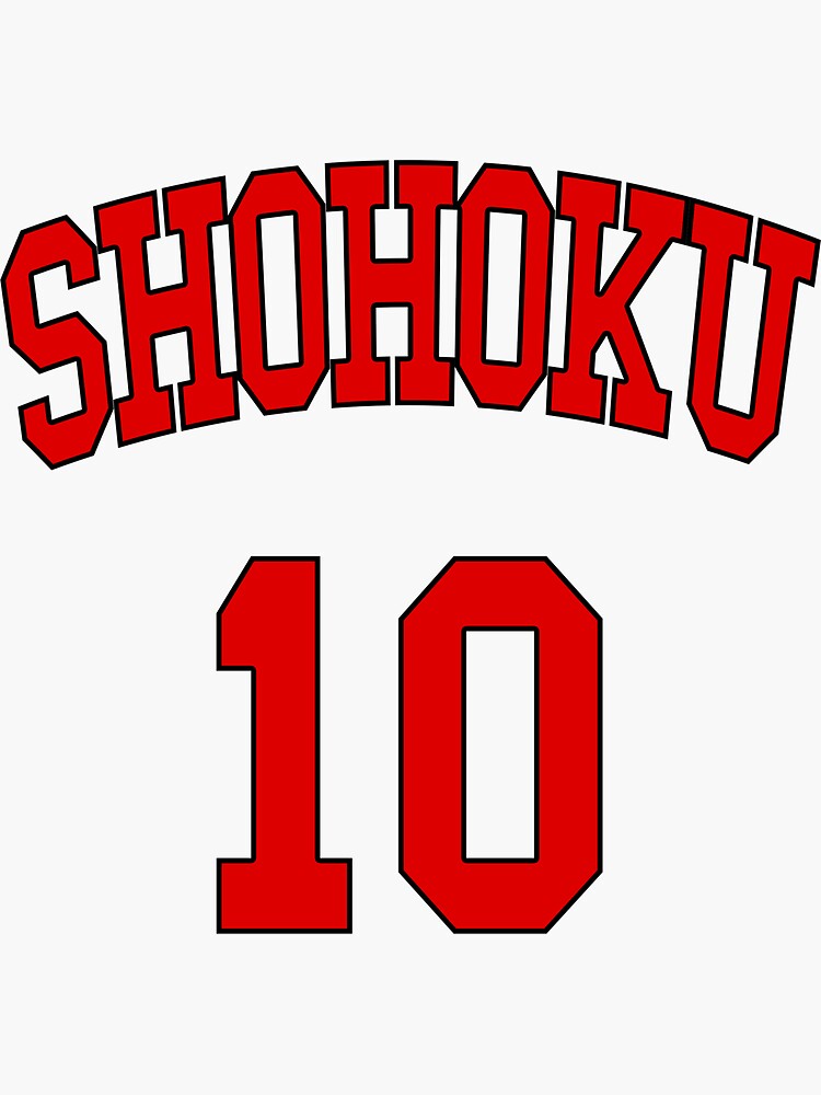 "SHOHOKU (WHITE)" Sticker for Sale by Zebda | Redbubble