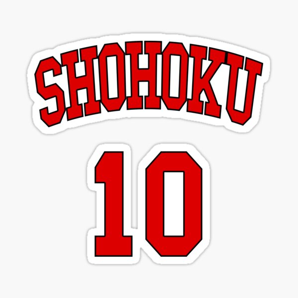 "SHOHOKU (WHITE)" Sticker for Sale by Zebda | Redbubble