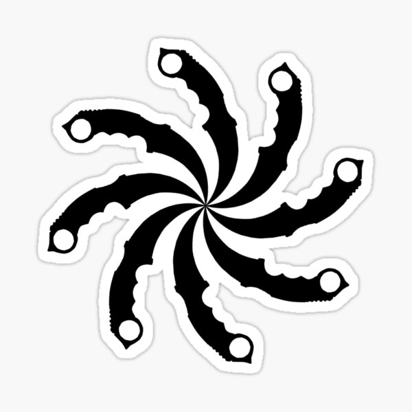 "Karambit Collection" Sticker by Yseey | Redbubble