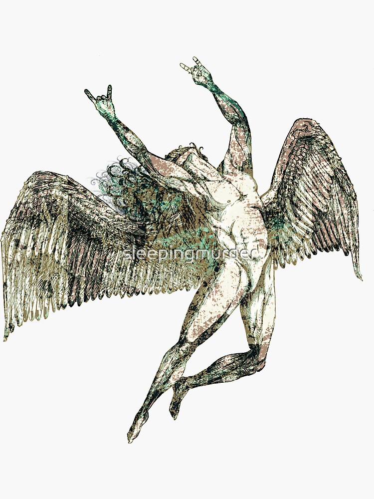 "ICARUS THROWS THE HORNS - antique grunge *awesome UNLISTED designs in ...