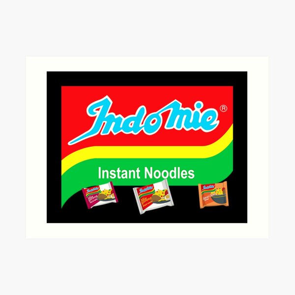 "indomie" Art Print for Sale by SumberanduwArt | Redbubble