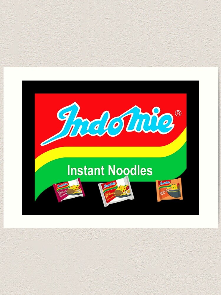 "indomie" Art Print for Sale by SumberanduwArt | Redbubble
