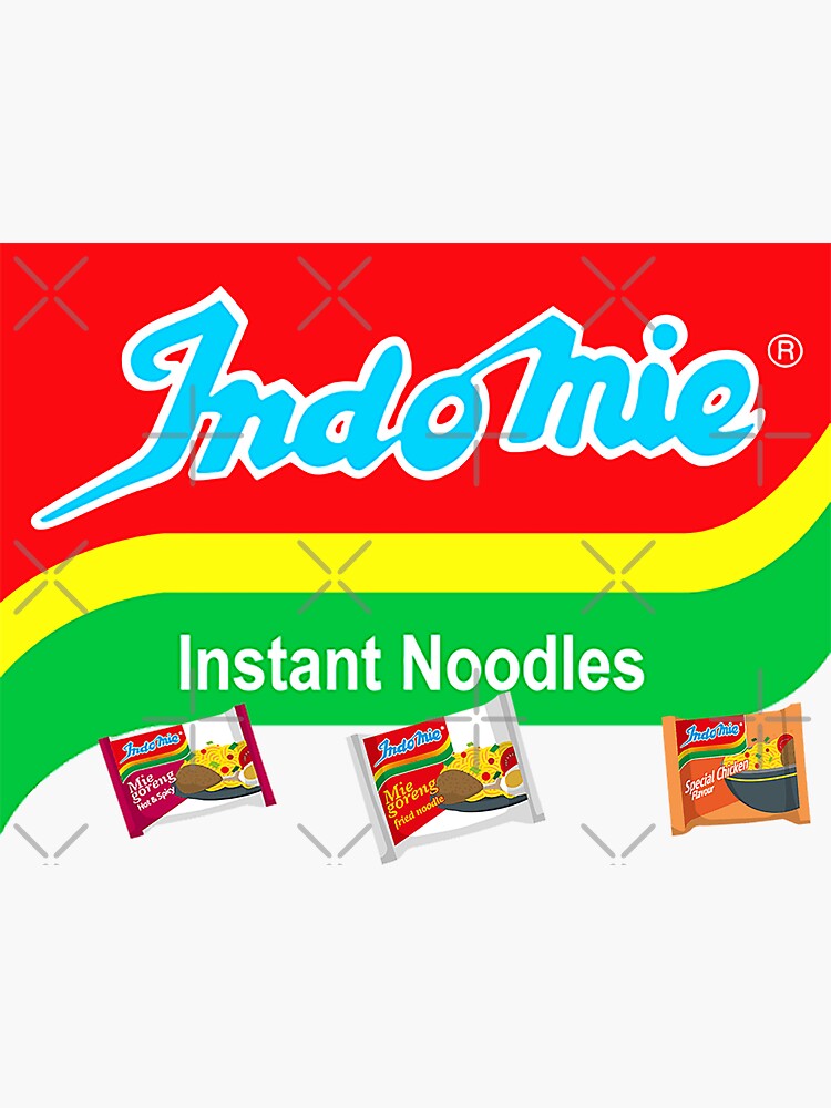 "indomie" Sticker for Sale by SumberanduwArt | Redbubble