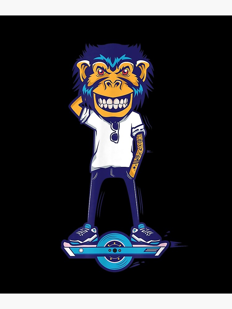 "One-Wheel-Float-On-Electric-Skateboard-Owner-Ride-Gift" Poster by ...