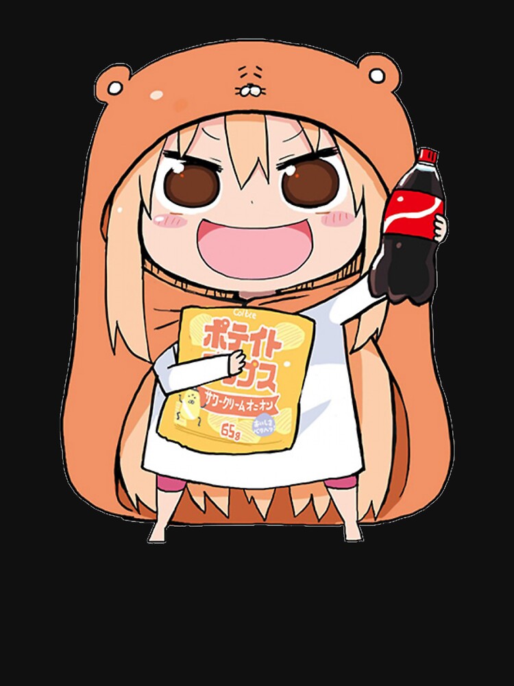 Umaru Chan Holding A Cola Bottle T Shirt For Sale By Hellusinatien