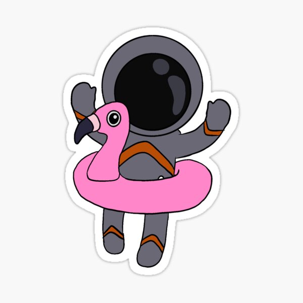 "Space floaty" Sticker for Sale by uwu-weeb-art | Redbubble