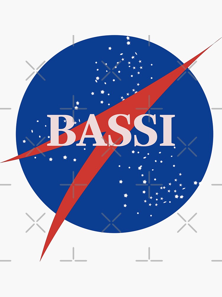 "Bassi" Sticker for Sale by sarpanch | Redbubble
