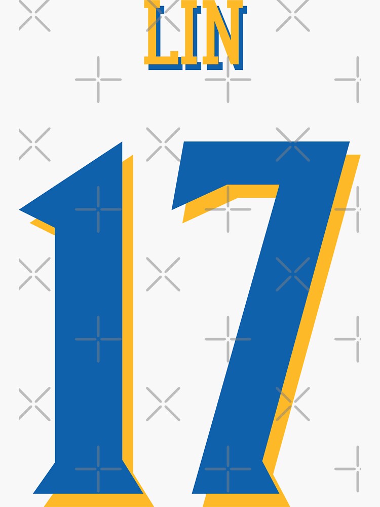 "Jeremy Lin 17 | LIN Jersey" Sticker by Desznr | Redbubble