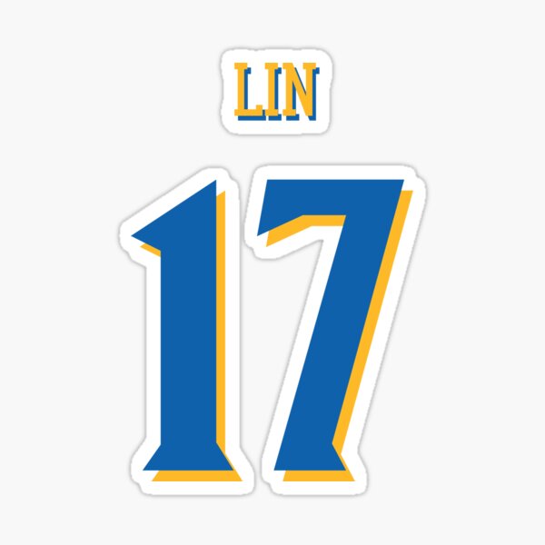 "Jeremy Lin 17 | LIN Jersey" Sticker by Desznr | Redbubble