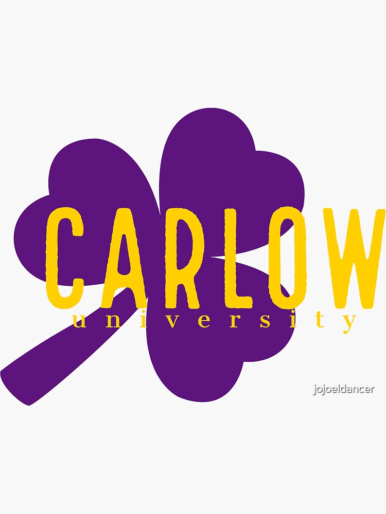 "Carlow University" Sticker by jojoeldancer | Redbubble