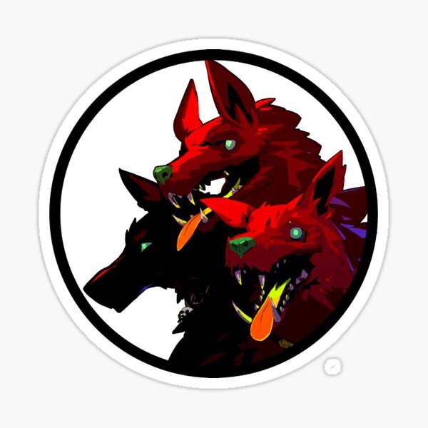 "Cerberus " Sticker for Sale by pughjosep | Redbubble