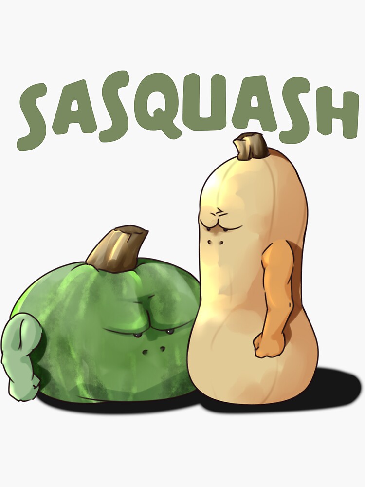 "Sasquash" Sticker for Sale by saedru | Redbubble