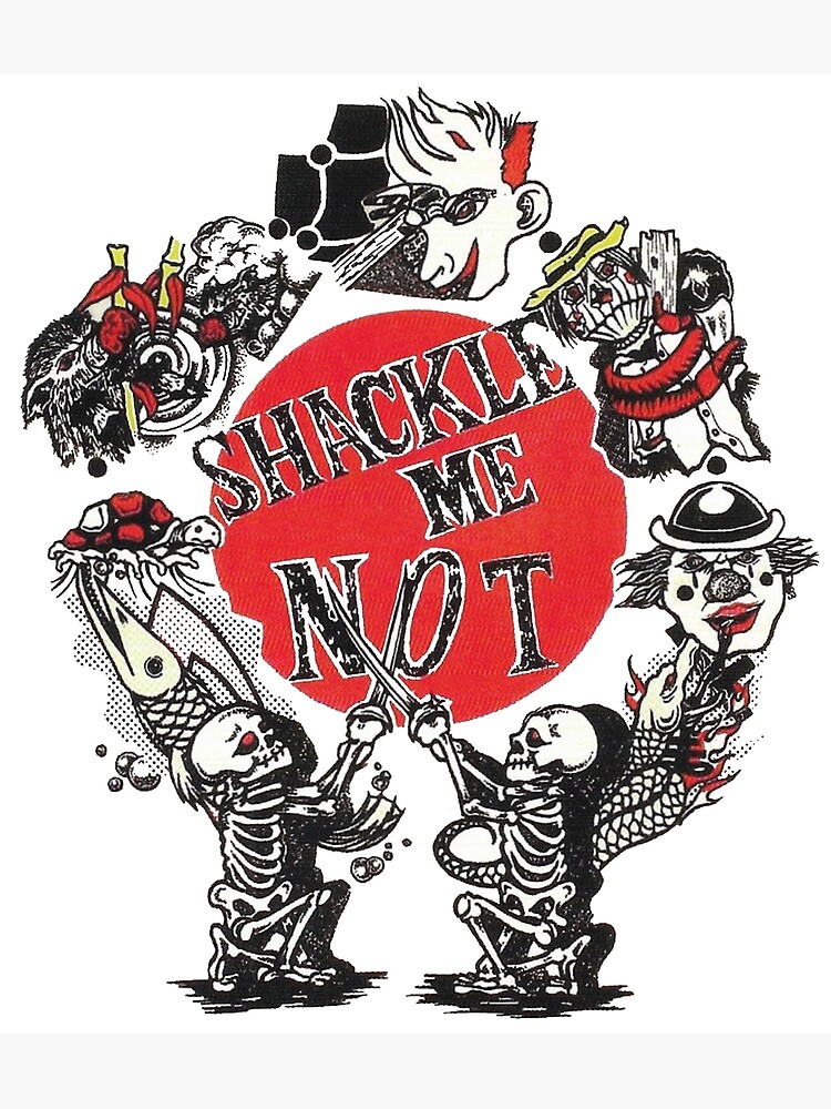 "Shackle me not, H-Street skateboard t shirt design " Poster by ...