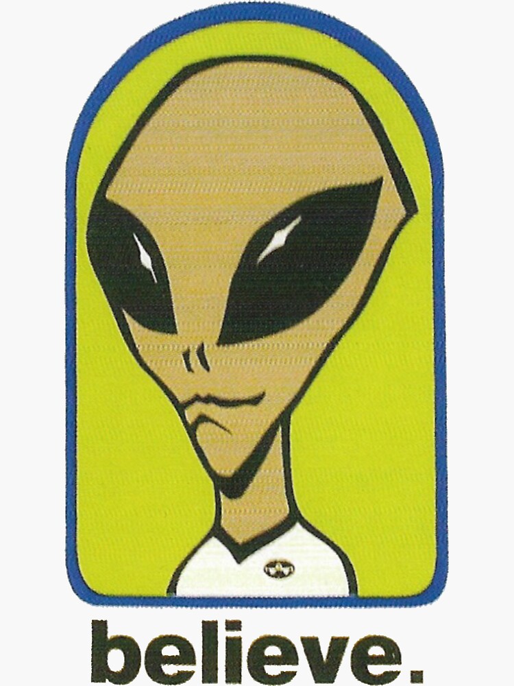 "Alien workshop, retro skateboard t shirt design " Sticker for Sale by ...