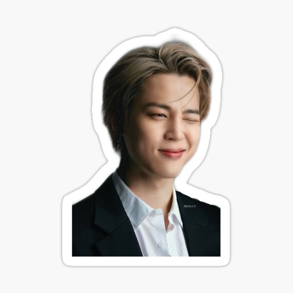 "BTS Jimin Sticker " Sticker for Sale by yours-chimchim | Redbubble