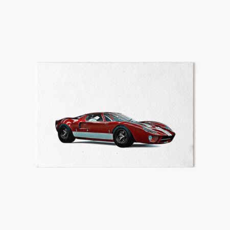 "GT40 MK1 Cartoon" Art Board Print by Auto-Prints | Redbubble