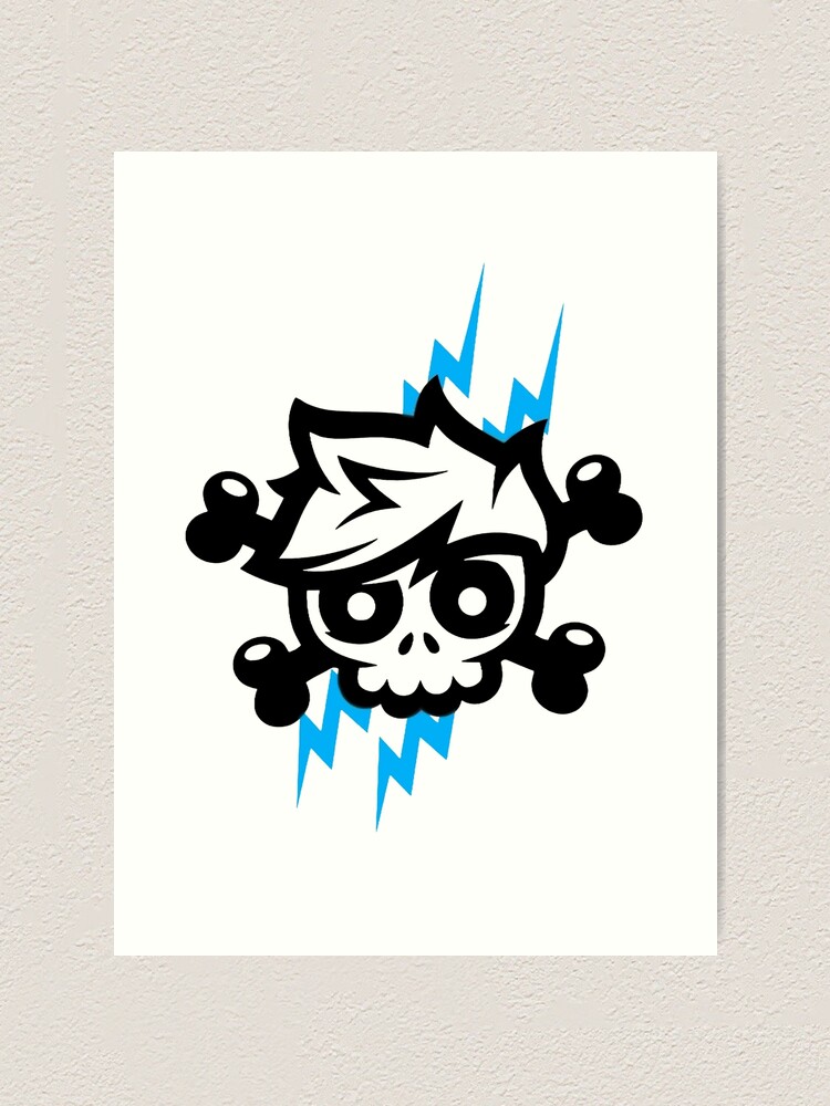 "Crainer Skull Youtuber Gamer Vlogger" Art Print for Sale by silient1 ...