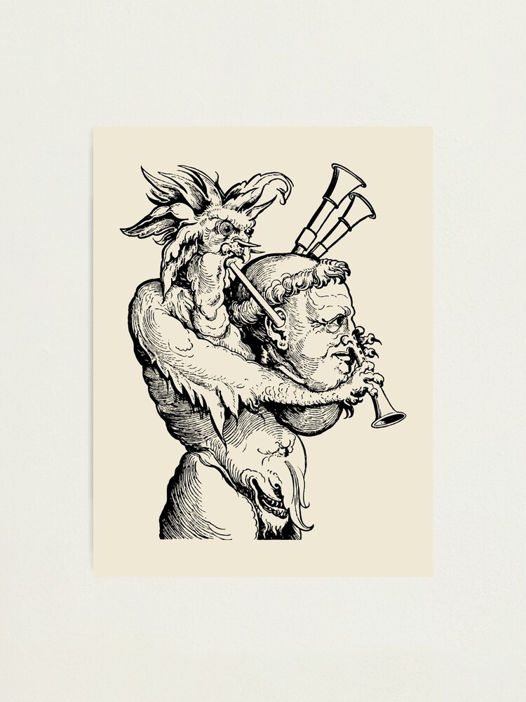 "Devil with the bagpipes" Photographic Print by Bela-Manson | Redbubble