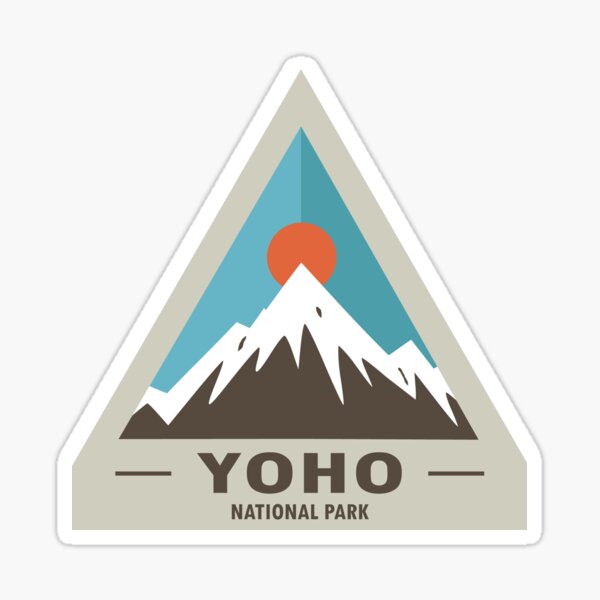 "Yoho National Park" Sticker by esskay | Redbubble