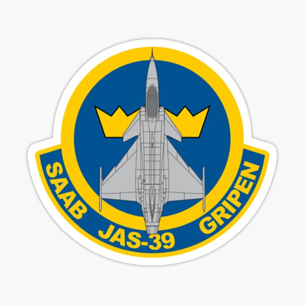 Saab Jas 39 Gripen Stickers | Redbubble