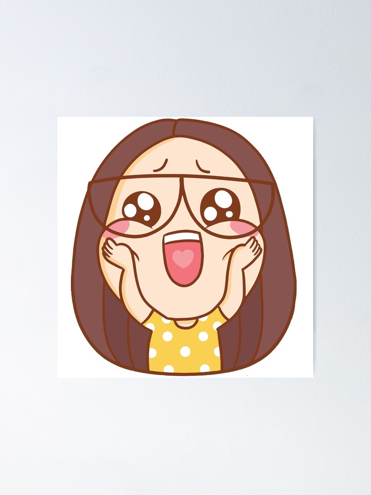 "TuaGom a Little Cute Girl" Poster for Sale by TuaGomShop | Redbubble