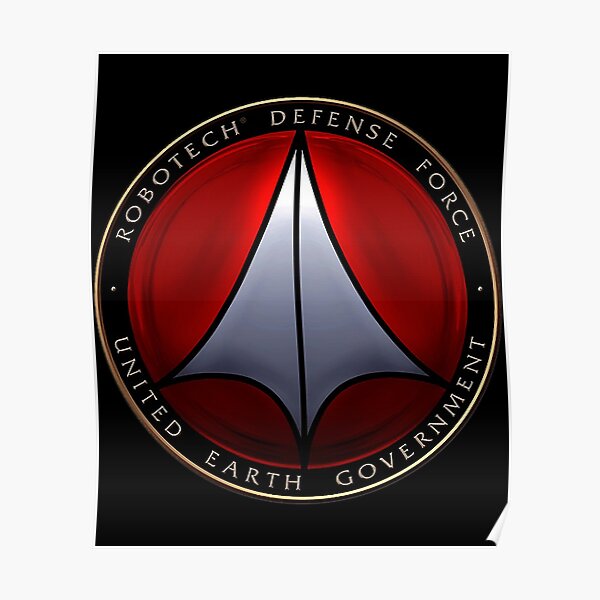 "Robotech Defense Force " Poster for Sale by MelecioO | Redbubble