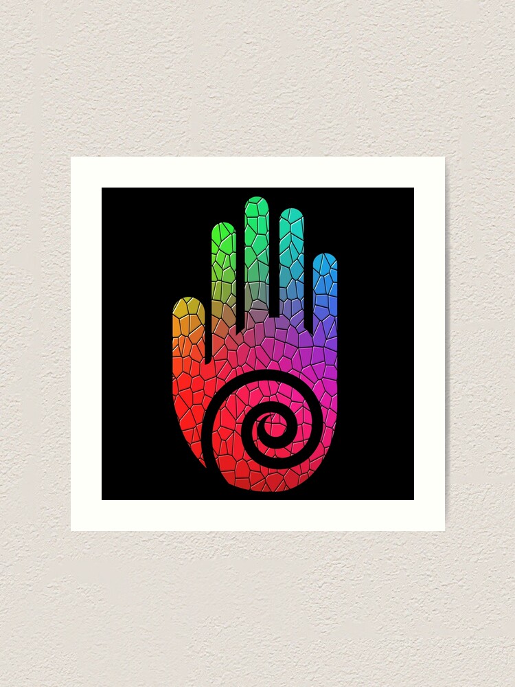 "Native Americans mythology Healer’s Hand Symbol - Shaman’s Hand ...