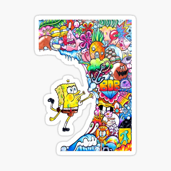"ocean man doodle " Sticker for Sale by Zaxson | Redbubble