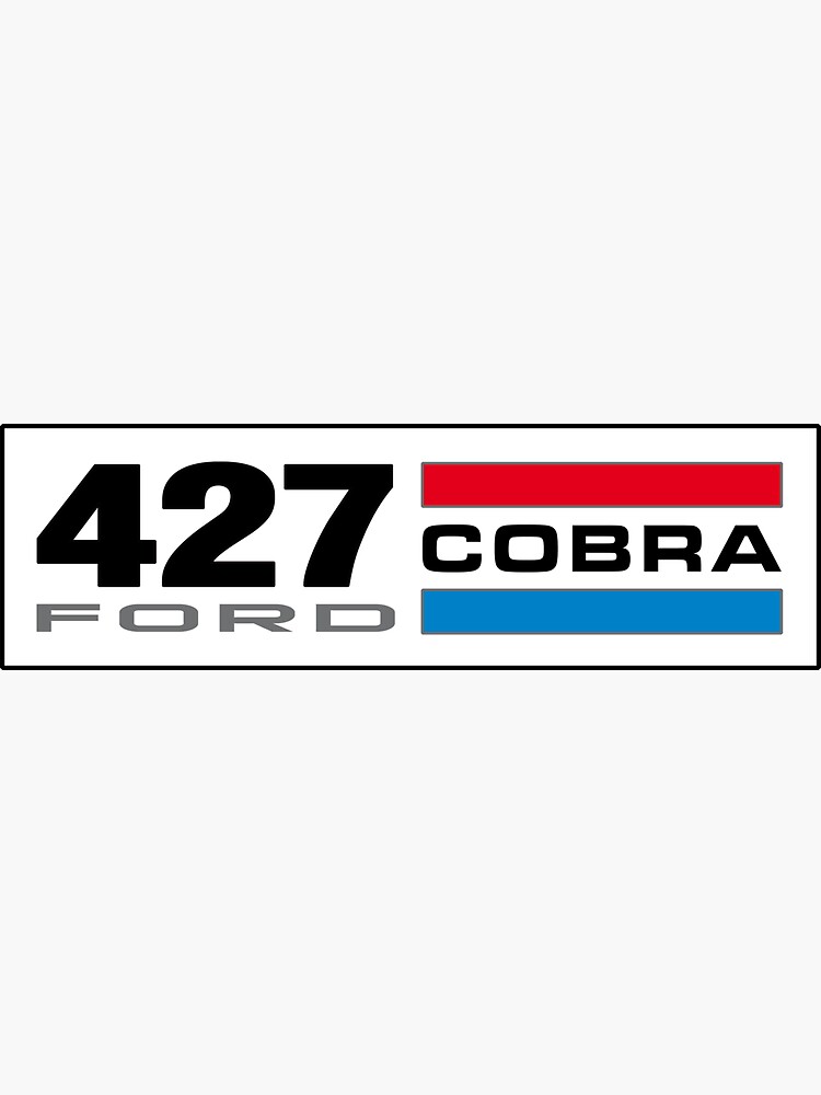 "AC COBRA 427 CI BADGE" Sticker for Sale by Aspretto | Redbubble