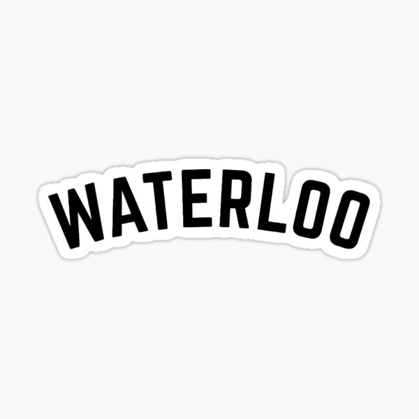 "Waterloo" Sticker by theenamegame | Redbubble