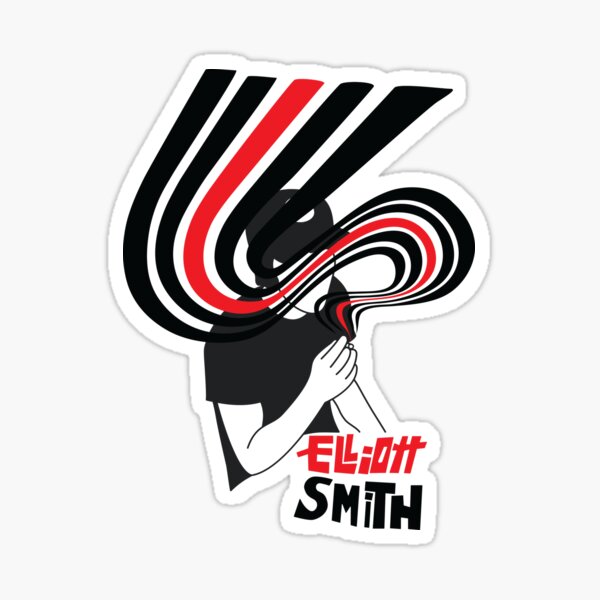 "Elliott Smith Either/8" Sticker for Sale by Usul | Redbubble