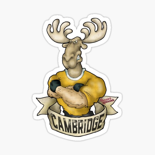 "Cambridge United Moose Mascot" Sticker by RonniesMascots | Redbubble