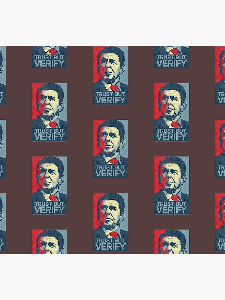 "Reagan Reagan Trust but Verify" Socks for Sale by SmashingInk | Redbubble