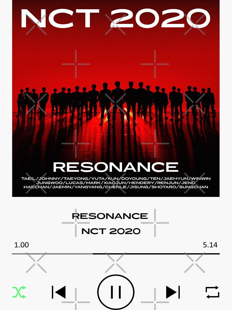 "NCT 2020 RESONANCE " Sticker by nurfzr | Redbubble