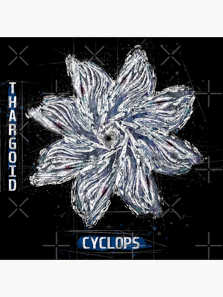 "Elite Dangerous Thargoid Cyclops - Sketch Black" Poster for Sale by ...