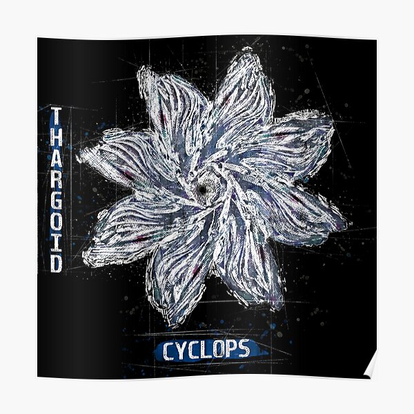 "Elite Dangerous Thargoid Cyclops - Sketch Black" Poster for Sale by ...