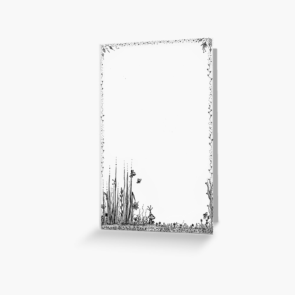 "Fantasy Border" Greeting Card for Sale by wolfycat47 | Redbubble