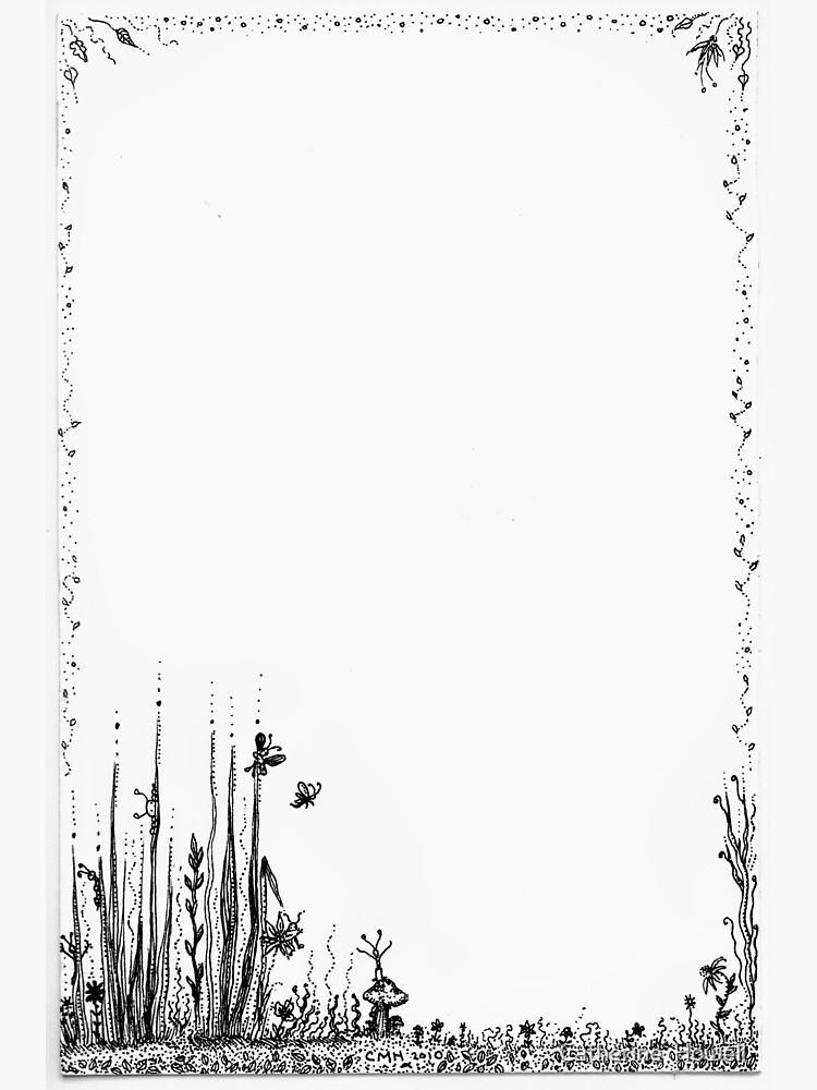 "Fantasy Border" Sticker for Sale by wolfycat47 | Redbubble