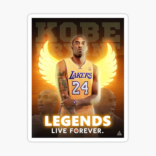 "Wings kobes Legend forever" Sticker for Sale by claudiapfeifeUp ...
