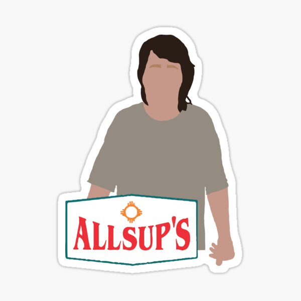 "Allsup's Employee " Sticker for Sale by mallorymac18 | Redbubble