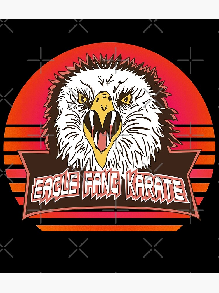 "Eagle Fang Karate retro logo" Art Print for Sale by GabriellaParadi | Redbubble