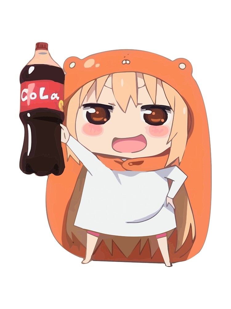 Lámina fotográfica «Umaru chan mostrando su botella de cola» de ...