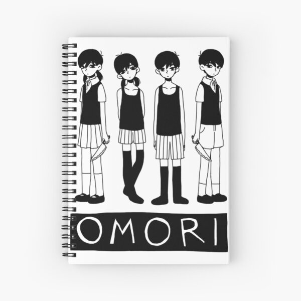 Omori Spiral Notebooks | Redbubble