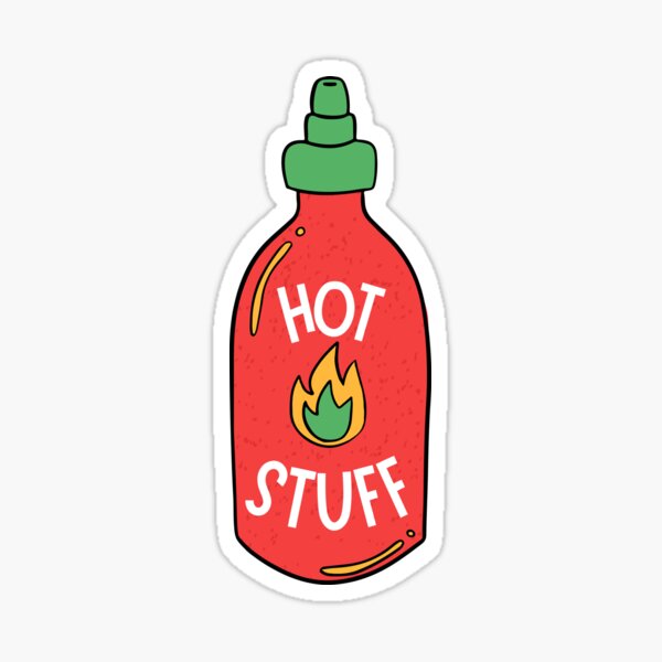 "Cute Hot Stuff" Sticker for Sale by JaunzemsR | Redbubble