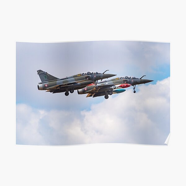"Dassault Mirage 2000D" Poster by cosmicma | Redbubble