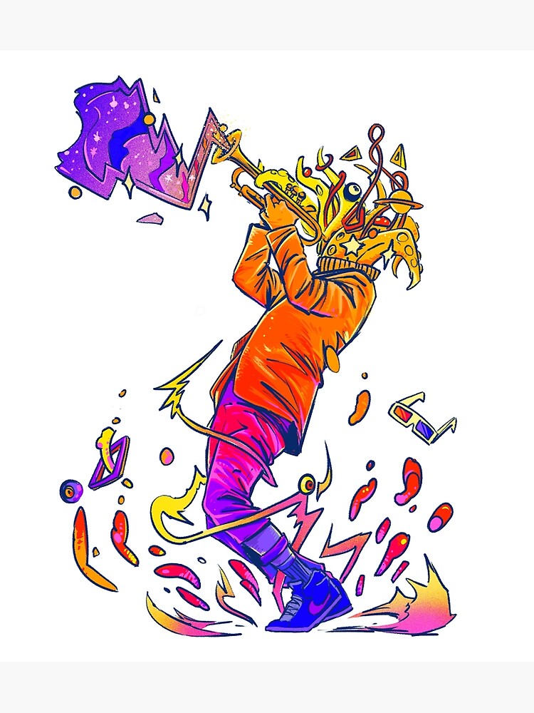 "Psychedelic Jazz" Poster by massai | Redbubble